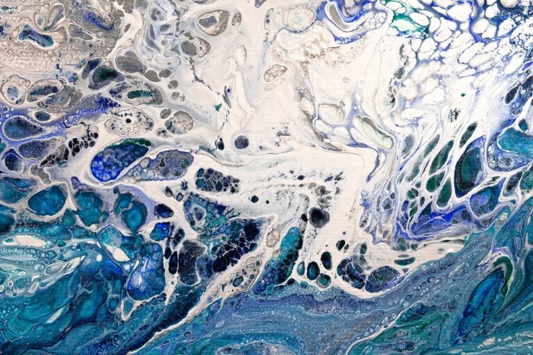 La tecnica pouring e la resina