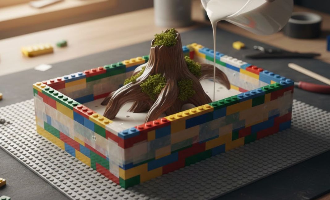 Lego: dove colare la gomma siliconica per gli stampi - Blog | Reschimica