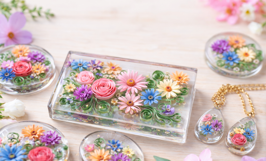 Quilling et Résine